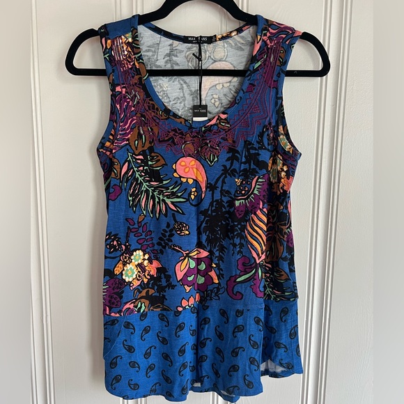 Max Jeans | Tops | Nwt Gorgeous Flowy Boho Paisley Top Max Jeans | Poshmark